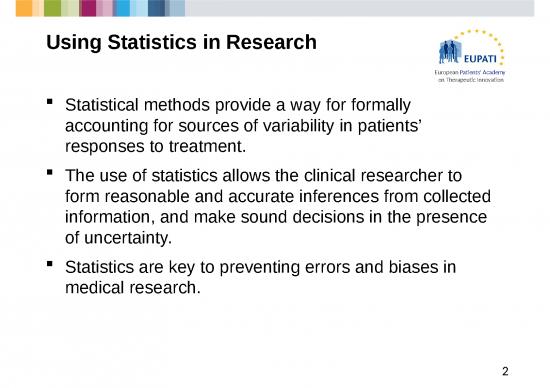 Hypothesis Testing Ppt 69326 | Statistics In Clinical Trials Key Concepts