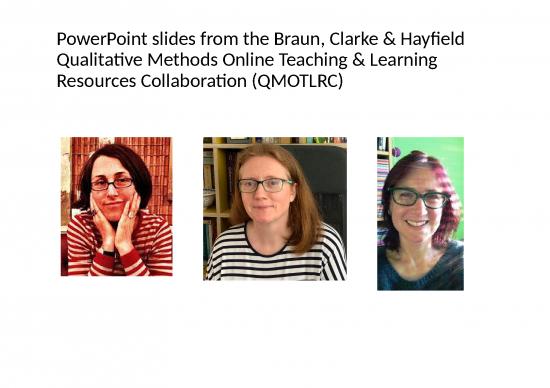 Research Design Slideshare 68406 | Uwe Braun Clarke Hayfield ...