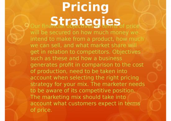 Marketing Ppt 67883 | Pricing Strategies
