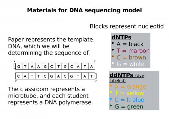 Dna Sequencing Slideshare 66904 | Sanger Sequencing Slides Edited
