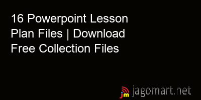 16 Powerpoint Lesson Plan Files | Download Free Collection Files