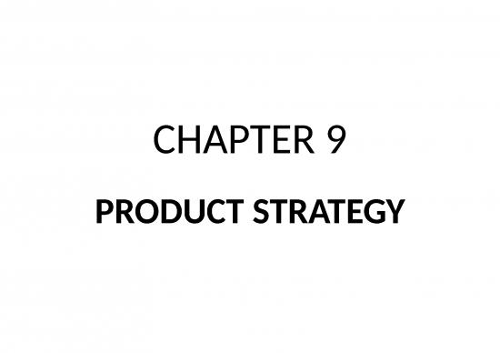 Branding Ppt 69442 | Chapter 9 Product Strategy