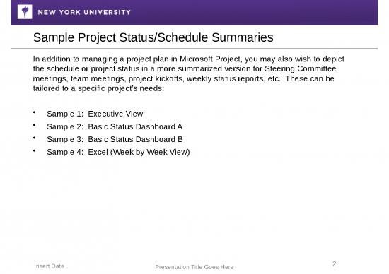 Executive Summary Ppt 71189 | 13 Pso Project Status Deck