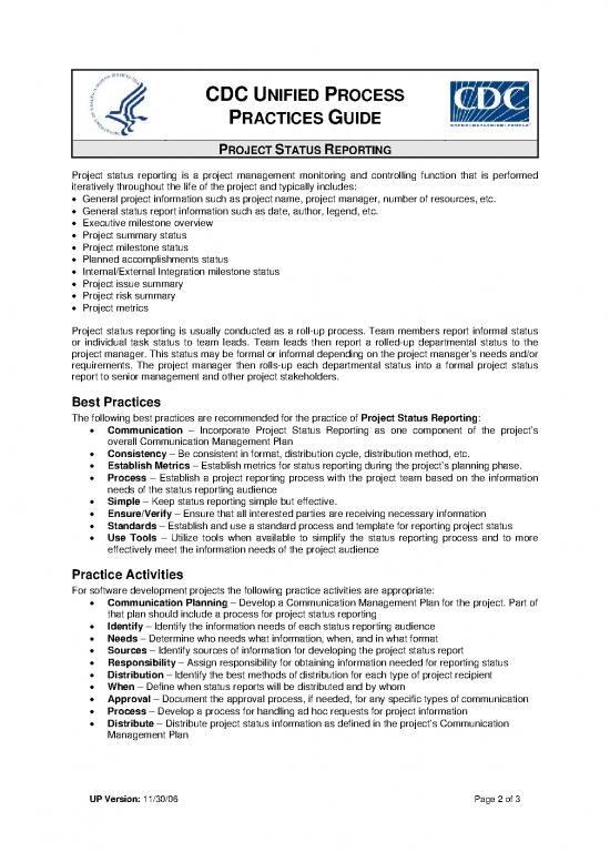 Therapeutic Communication Pdf 71234 | Cdc Up Project Status Reporting ...