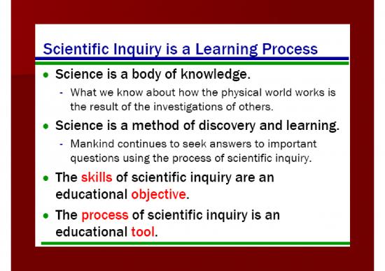 Powerpoint Slide Ideas 70705 | Science Process Skills