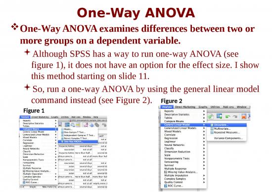 Anova Ppt 69549 | Spss One Way Anova