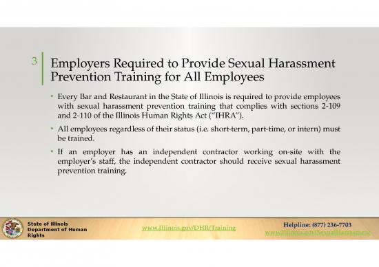 Report Ppt 32298 Idhr Sexual Harassment Prevention Training Bars