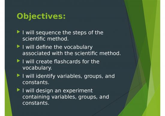 Planning Ppt 70122 | Scientific Method Background