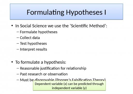 Chi Square Test Ppt 69598 Si0030 Lecture 5 Quantitative Data Analysis I P Values Chi Square
