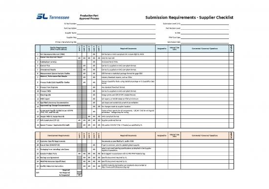 Excel Report Sample Download 7338 | America Com Sltn Ltg Supplier Ppap ...