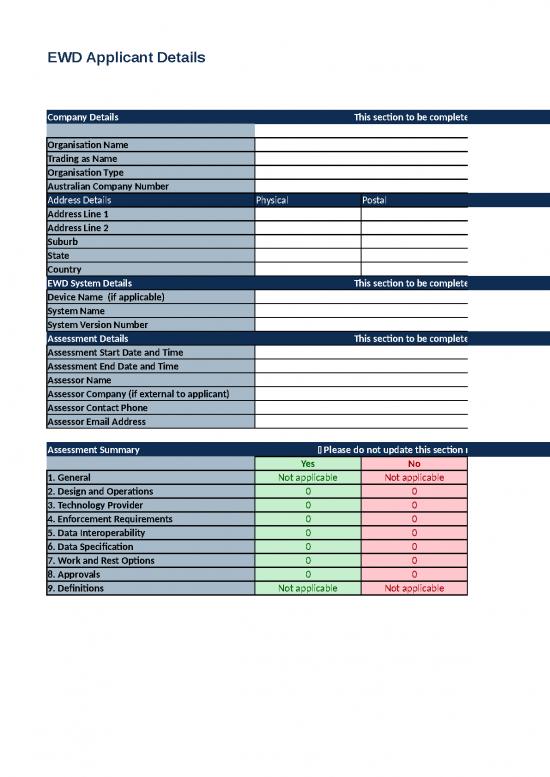 Excel Sheet Download 7308 | 201805 0819 Ewd Standards Self Assessment ...