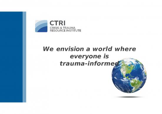 Ppt Physical Therapy 72518 | En Trauma Informed Care