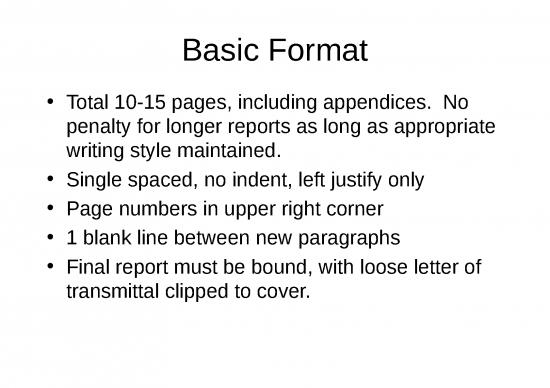 Writing Ppt 73095 | Formal Report Components