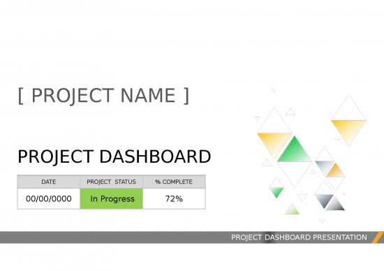 Ic Project Dashboard 11379 Powerpoint