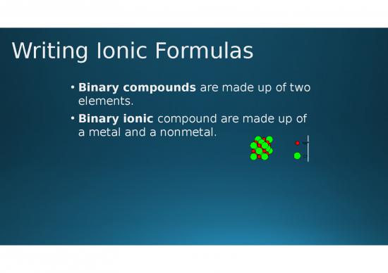 Writing Ppt 72367 | Ionic Formulas Naming And Writing Day 2 Writing Ppt 72367 | Ionic Formulas Naming And Writing Day 2