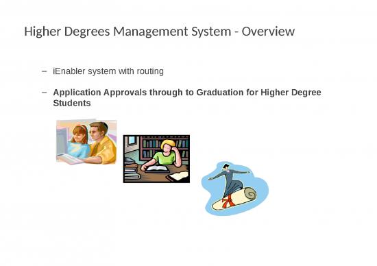 Powerpoint For Students 73035 | 00 Higher Degrees Management System ...