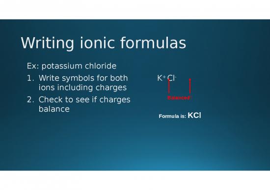 Writing Ppt 72367 | Ionic Formulas Naming And Writing Day 2 Writing Ppt 72367 | Ionic Formulas Naming And Writing Day 2