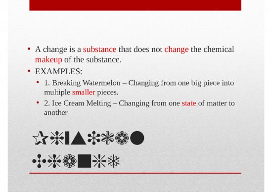 Ppt Chemical 72398 | Physical Vs Chemical Changes Ppt