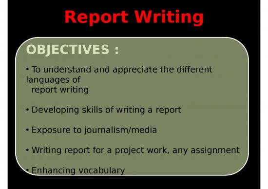 Information Ppt 71997 | Report Writing Ppt
