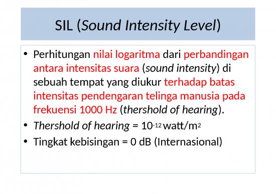 Sound Ppt 72861 | Tm 3 Tingkat Kebisingan