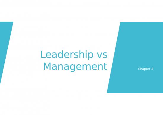 Business Ppt Templates 74646 | Unit 1 Leadership Vs Management