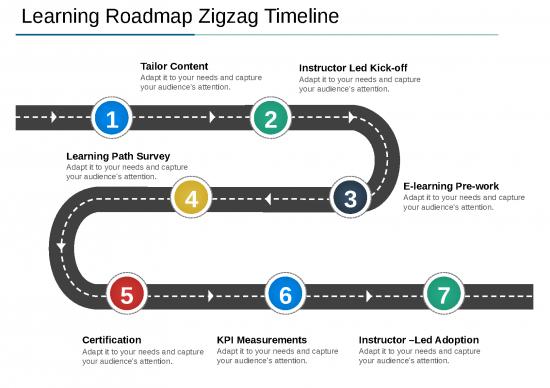 Zigzag Roadmap Free Powerpoint Template Zigzag Roadmap Free Powerpoint Template