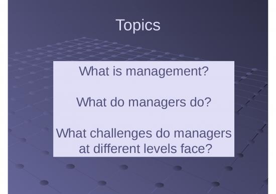 Slideshare Management 75200 | Introduction To Management