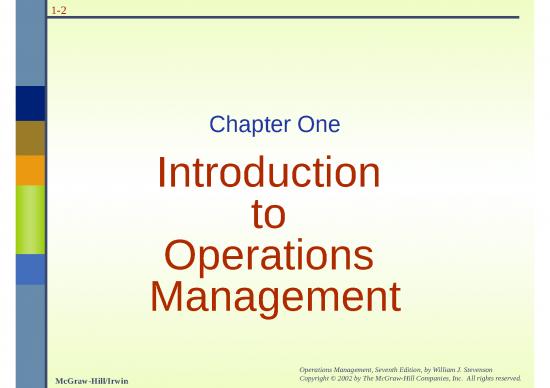 Slideshare Management 75166 | Operations Management By William J Stevenson