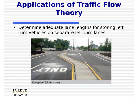 Queuing Theory Ppt 75688 | Slides Chapter 6 Fundamental Principles Of Traffic Flow 2