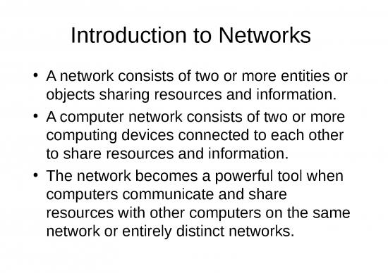 Network Ppt 76398 | Lesson 1 Introducing Basic Network Concepts Network Ppt 76398 | Lesson 1 Introducing Basic Network Concepts