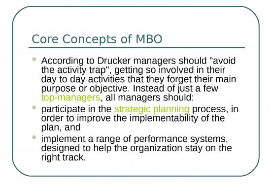 Slideshare Management 75211 | Management By Objectives Mbo