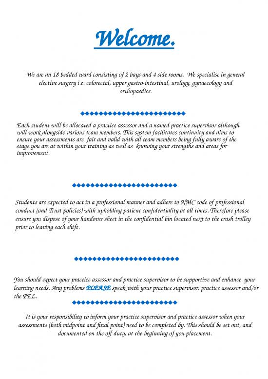 Team Building Ppt 76130 | Updated B1 Student Nurse Welcome Pack