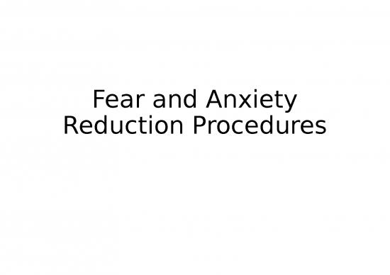 Relaxation Slideshare 77066 | Fear And Anxiety Reduction Procedures