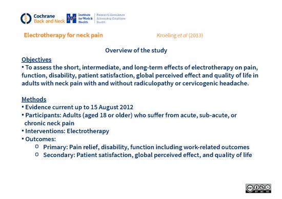 Electrotherapy Ppt 77861 | Electrotherapy For Neck Pain Final