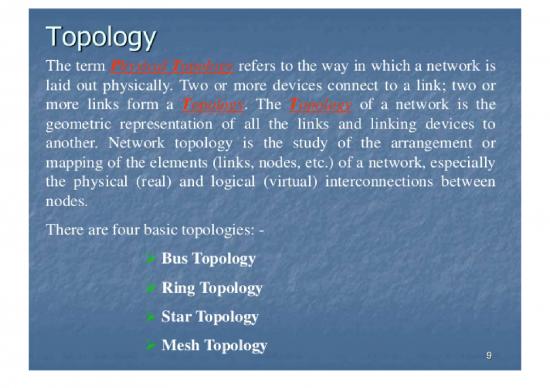 Network Ppt 76856 | 1586191305note 2 Topology And Classifications