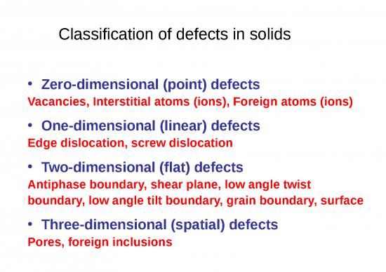 Crystal Defects Colors
