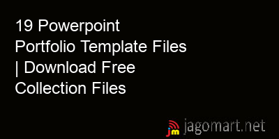 19 Powerpoint Portfolio Template Files | Download Free Collection Files