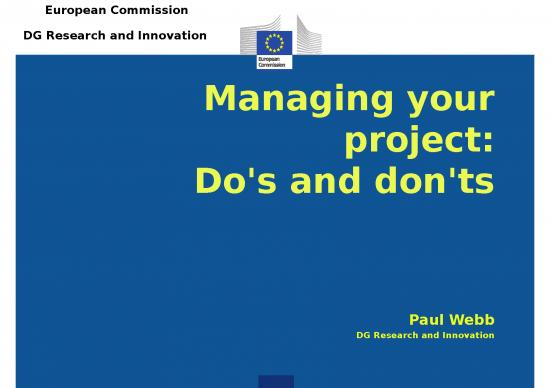 Agreement Sample 79774 | 5 Project Management Dos And Donts