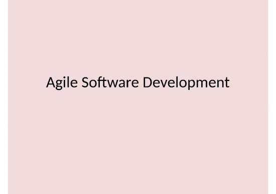 Structure Ppt 81323 | Agile Software Development
