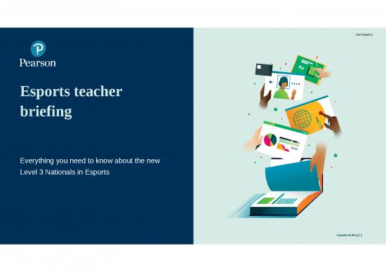 Sports Powerpoint Template 80905 | Btec Esports Teacher Briefing