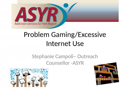 Ppt Games 80429 | Part 2 Problem Gaming