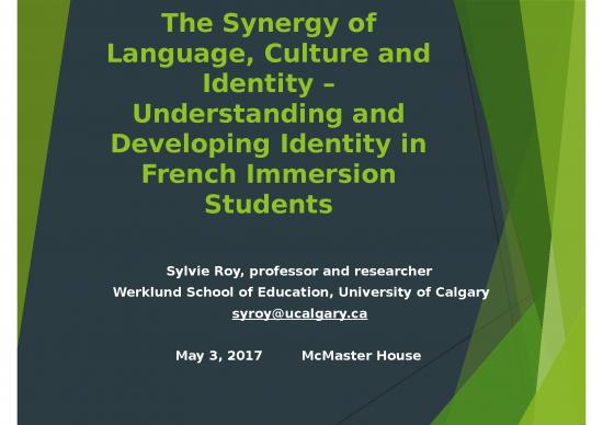 Culture Ppt 81376 | The Synergy Of Language Culture And Identity
