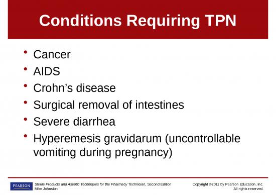 Tpn Ppt 81248 | Chapter 7 Total Parenteral Nutrition