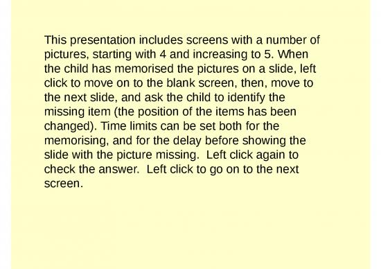 Memory Kims Game 4 And 5 Objects