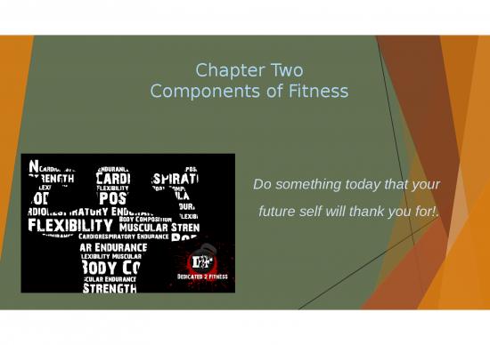 Physical Fitness Ppt Presentation 80264 | New Components Of Fitness