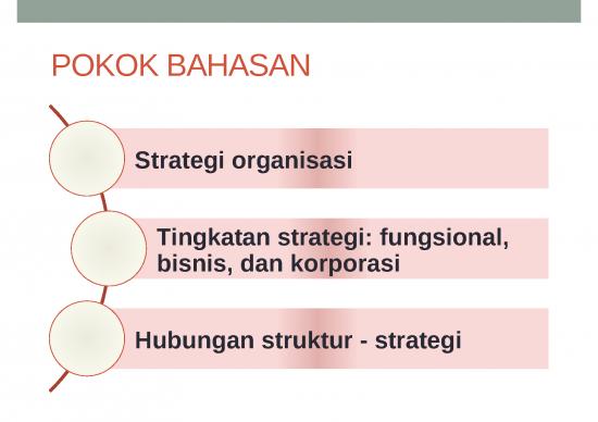 Struktur Dan Strategi Organisasi