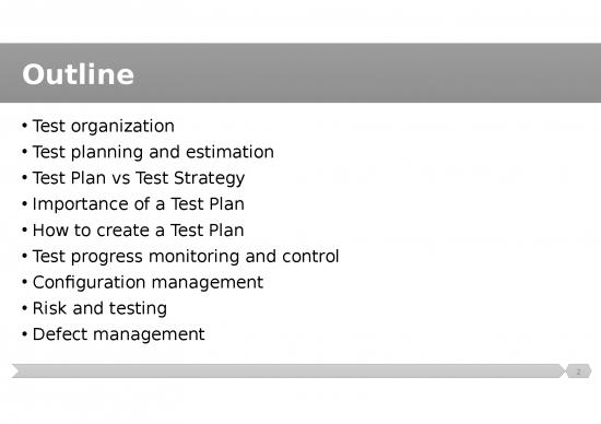 Strategy Slides 79340 | Test Management