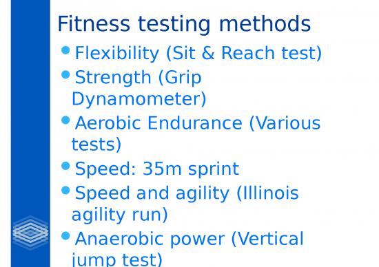 Fitness Ppt 80282 | Importance Of Testing