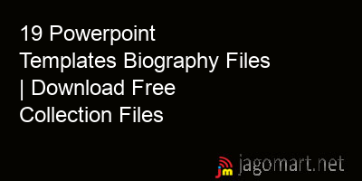 19 Powerpoint Templates Biography Files | Download Free Collection Files