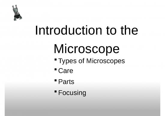 03 Using Microscope